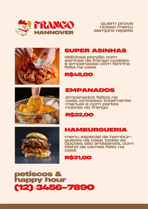 Modelos De Panfleto De Restaurante