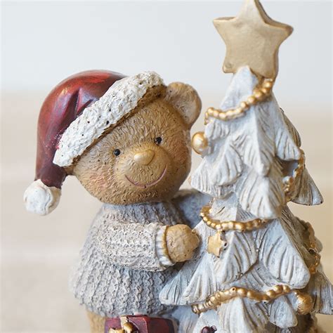 【楽天市場】クリスマスツリー＆ベア 置物 クリスマス雑貨 置物 おしゃれ オブジェ 置物 かわいい 輸入雑貨 インポート雑貨 インテリア 雑貨