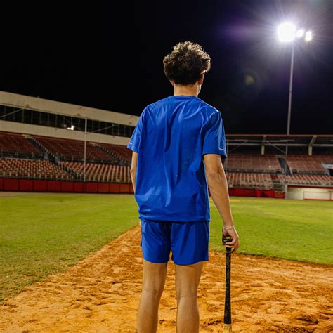 Diamond Tech Vented Youth Tee Royal Blue Baseball Lifestyle 101