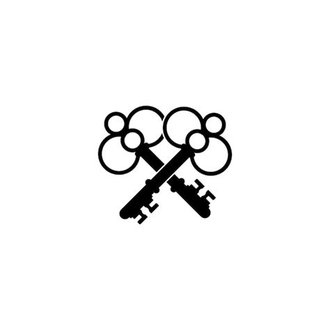 Premium Vector Key Vector Icon Illustration Template