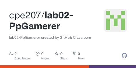 Github Cpe207lab02 Ppgamerer Lab02 Ppgamerer Created By Github