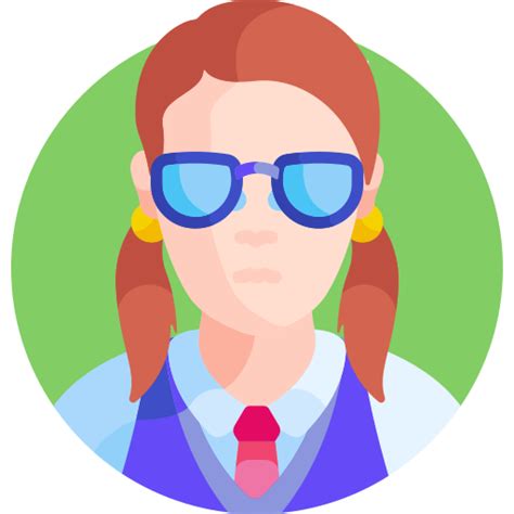 Nerd Detailed Flat Circular Flat Icon Nerd Detailed Flat Circular Flat Icon