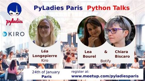 Pierre Paqueton On Linkedin Pyladies Paris Python Talks Mer 24 Janv