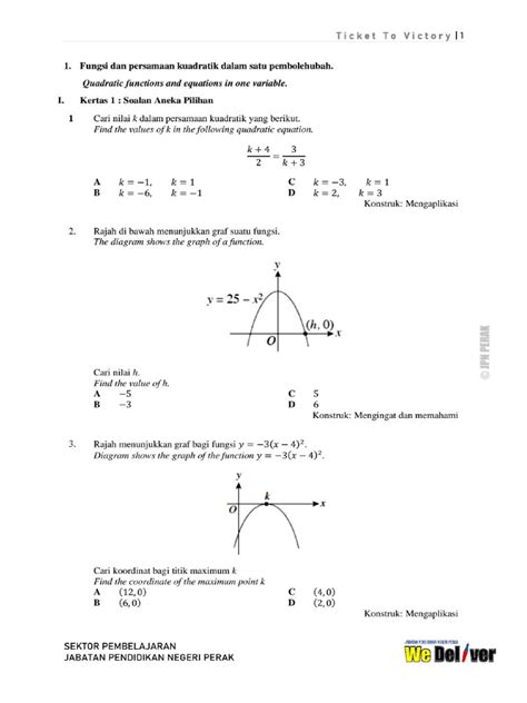 Maths Form 4 Chapter 1 Pdf