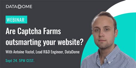 Datadome On Linkedin Webinar Find Out If Captcha Farms Are Outsmarting Your Website