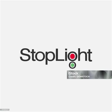 흰색 배경 신호등 사인 로고에 워드 마크 스톱라이트 로고 벡터 템플릿 도로에 대한 스톡 벡터 아트 및 기타 이미지 도로 로고 안전 Istock