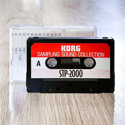Korg Sdd 2000 Sample Cassette Stp 2000 With Original Reverb