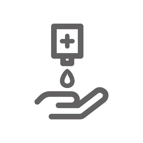 Use A Hand Sanitizer Icon Perfect For Web Design Or Healthcare Applications Simple Vector