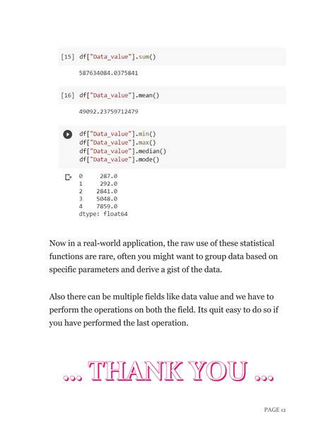Detailed Report On Basics Of Pandas Of Python Pdf