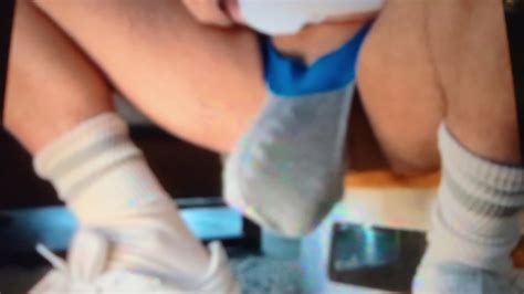 Bro Showing Off His Ball Gear