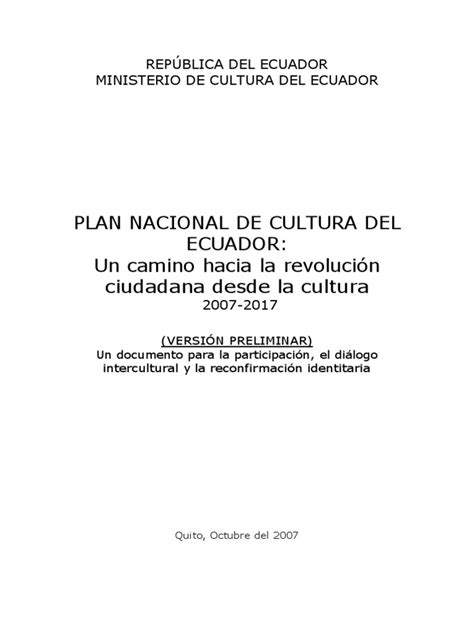 30 Y 40 Cultura Y Desarrollo Pdf Ecuador Migración Humana
