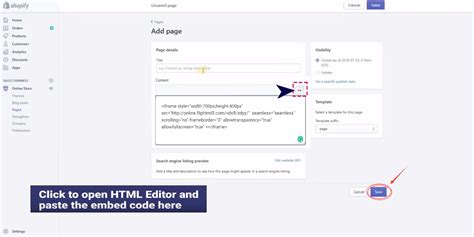 How To Embed A Flipbook On Shopify FlipHTML5