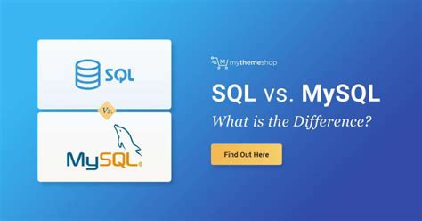 Sự Khác Nhau Giữa Sql Và Mysql Tự Học Lập Trình