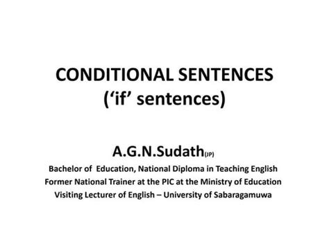 Using Conditional In Expressing Arguments Pptx