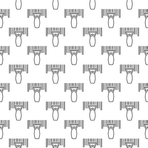 Premium Vector Barcode Scanner Vector Bar Code Scanning Concept Linear Seamless Pattern