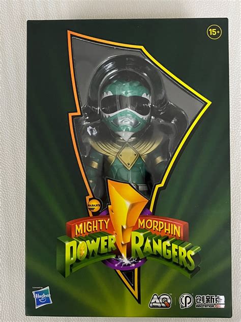 全新 創新點 Action Q Power Rangers Green Ranger恐龍戰隊綠戰士 Q版 figure 興趣及遊戲 玩具