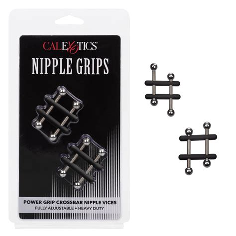 Nipple Grips Power Grip Crossbar Nipple Vices Black