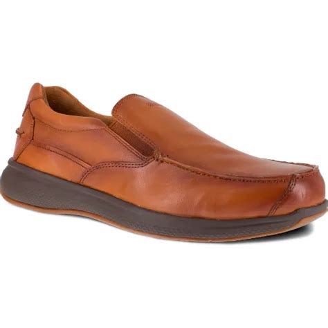 Florsheim Slip On Boat Shoe Smooth Leather Cognac 85eee