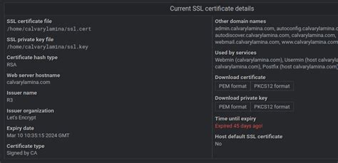 Ssl Cert From Lets Encrypt Is Renewing But Not Updating The Actual