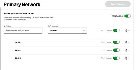 G3100 Router Shows 5 Ghz 1 Wi Fi Access Point As Disconnected Even Though I Have Everything