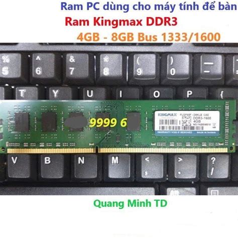 Ram Pc Ddr3 8gb 4gb Bus 1333 1600 Bảo Hành 36t Dùng Cho Máy Tính để