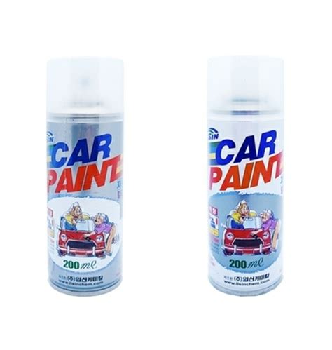 일신카페인트 자동차 스프레이 페인트 기아195cu3 마감용 투명 세트 티몬