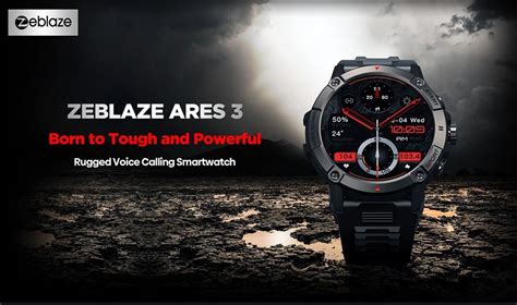 Zeblaze Ares 3 Smartwatch Bluetooth 5 1 Blue