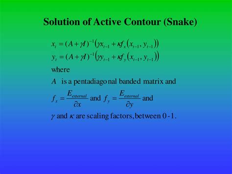 Ppt Application Of Gradient Vector Flow Gvf Active Contour In