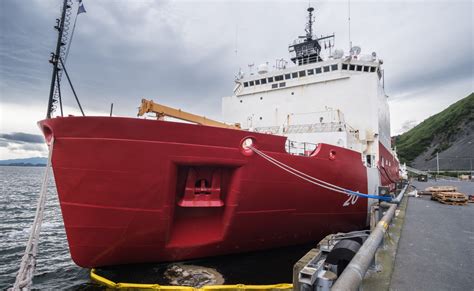 Coast Guards Healy Icebreaker Returns To Seattle Following Fire In