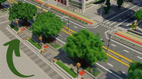 How To Build A Walkable Sidewalk In MINECRAFT YouTube
