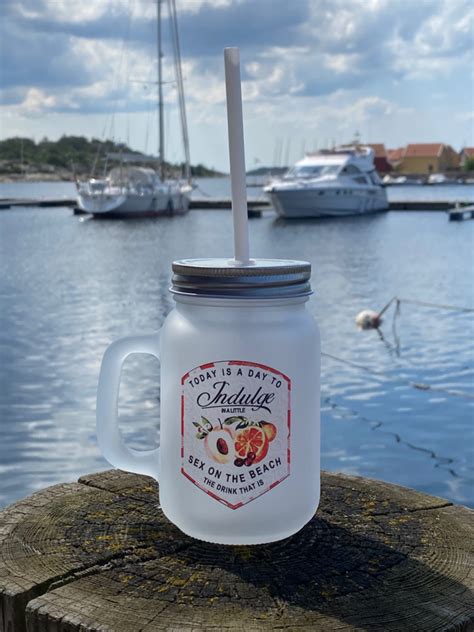 Sex On The Beach Jar Palm Tree Design