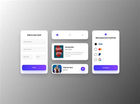 Components Ui Design By Lybcouk On Dribbble