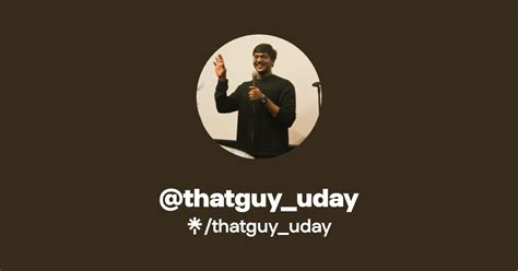 Thatguy Uday Instagram Linktree