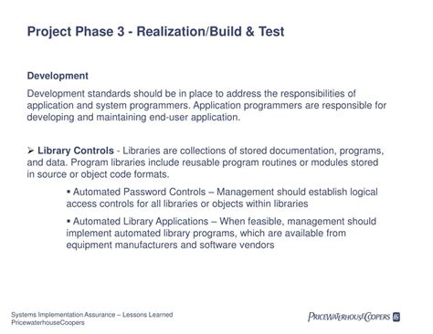 Ppt Isaca Systems Implementation Assurance Lessons Learned Powerpoint Presentation Id3202467