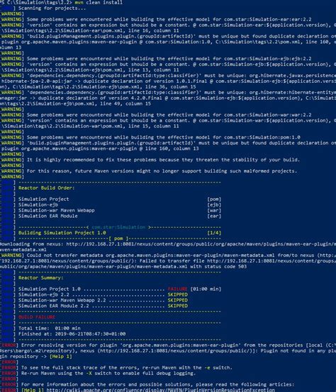 Cant Download Plugins From My Nexus Maven Repository Stack Overflow