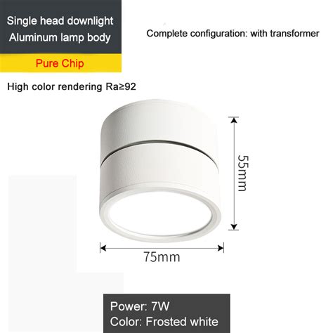 Surface Mounted Led Downlight 2 Head Dimmable Rota Grandado
