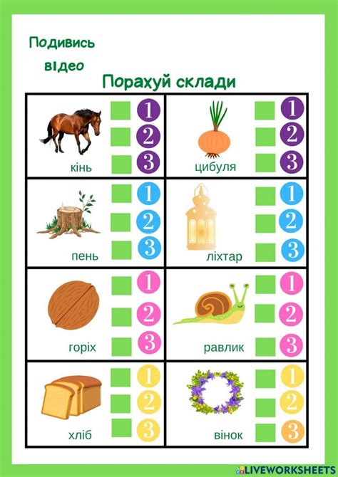 Поділ слів на склади Дзвінікі приглосні