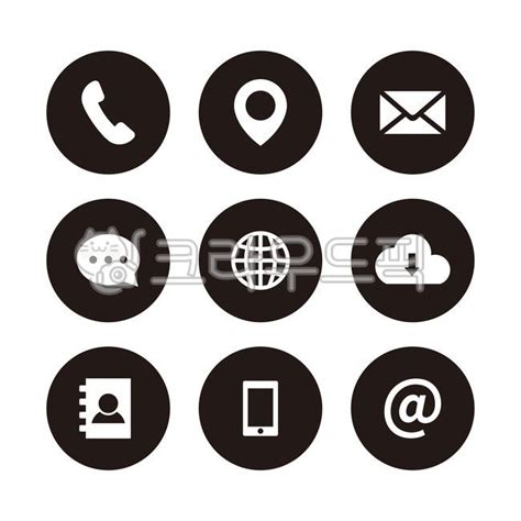 아이콘 스마트폰 우편 이메일 클라우드 사진 이미지 일러스트 캘리그라피 갸오순이작가