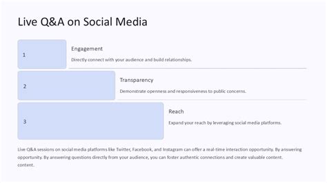 Live Qanda On Social Media Powerpoint Presentation Pptuniverse