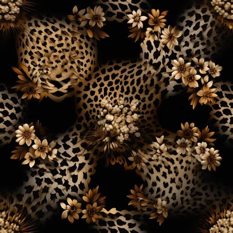 Premium Photo Leopard Spots Seamless Pattern