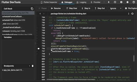 Pausing At Wrong Location On Flutter Web Only Breakpoints Debugger
