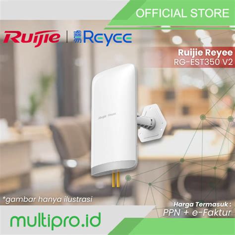 Promo Ruijie Reyee Rg Est350 V2 5ghz Dual Stream 5km Ip54 Wireless Bridge Cicil 0 3x Jakarta