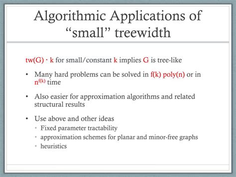 PPT Large Treewidth Graph Decompositions And Applications PowerPoint Presentation ID 2388156