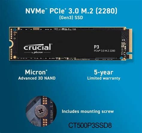 Crucial 500gb Nvme Sata Ssd At ₹ 2500 In New Delhi Id 2852564272373