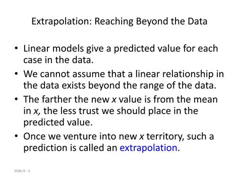 Ppt Extrapolation Reaching Beyond The Data Powerpoint Presentation Free Download Id5791341