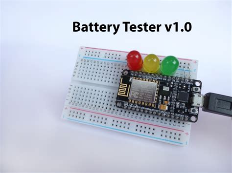 Battery Tester Using Nodemcu 4 Steps With Pictures Instructables