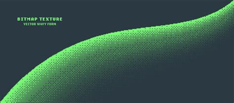 Pixel Art Style Bitmap Texture Curl Form Vector Image