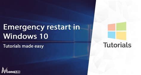 How To Force Windows 10 To Restart Emergency Restart