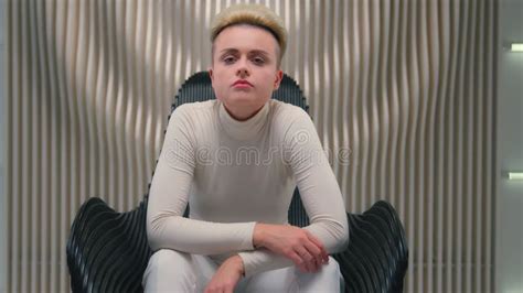 Cyber Gamer Hacker Girl Caucasian Woman Female Lady Confident Businesswoman Serious Looking