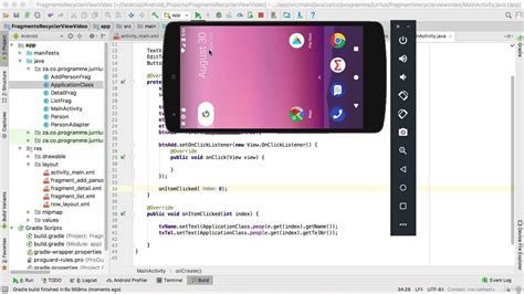 50 Fragments With Recyclerview Part 3 Learn Android Application Development Youtube